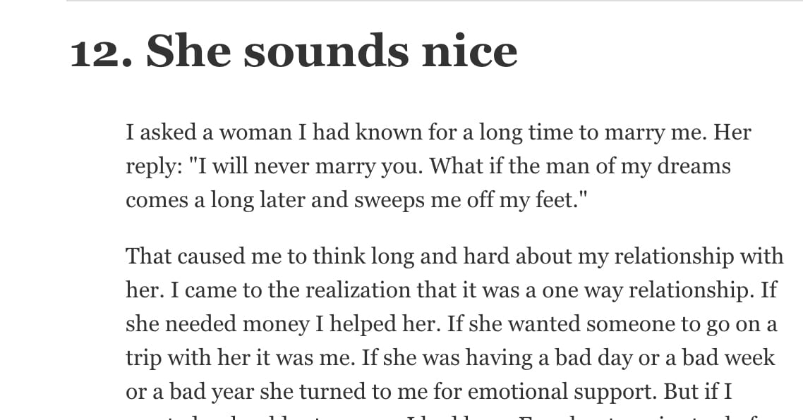 12 People Talk About Their Rejected Marriage Proposals