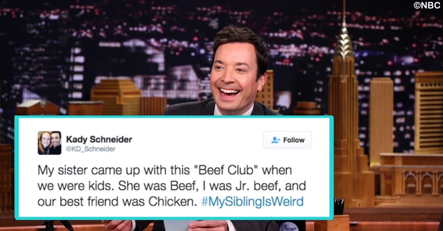 12 More Weird Siblings Who Won Fallon's Hashtag Game