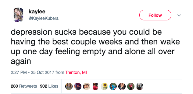 20 Tweets That Describe The Painful Reality Of Depression