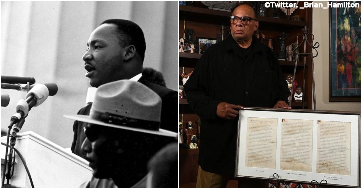 What Happened to the Original Copy of MLK's "I Have a Dream" Speech?