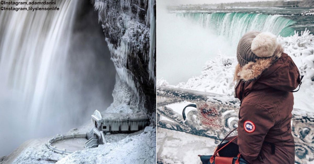 Niagara Falls Looks Like a Beautiful Winter Wonderland