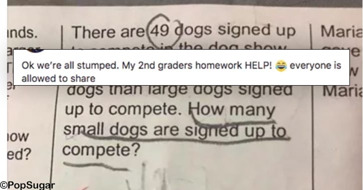 This Second Grade Word Problem Is Torturous and Confusing as Hell