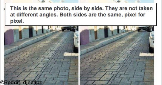 These Side-by-Side Photos Create One Hell of an Optical Illusion