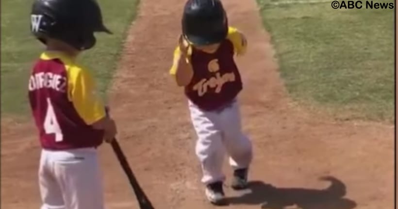 This Kid Has the Most Dramatic Home Run During His Little League Game