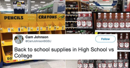 10 Pictures That Sum up the Difference Between High School and College