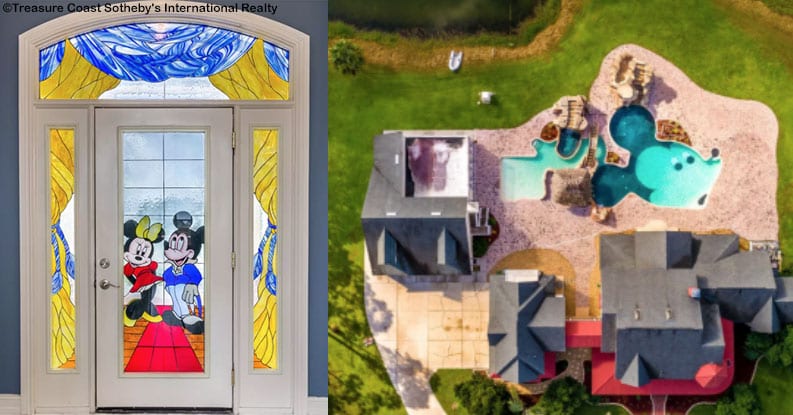 There's a Disney-Themed House with 2 Mickey Pools on the Market for a ...