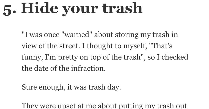 Homeowners Share the Most Ridiculous HOA Rules They've Had to Deal With