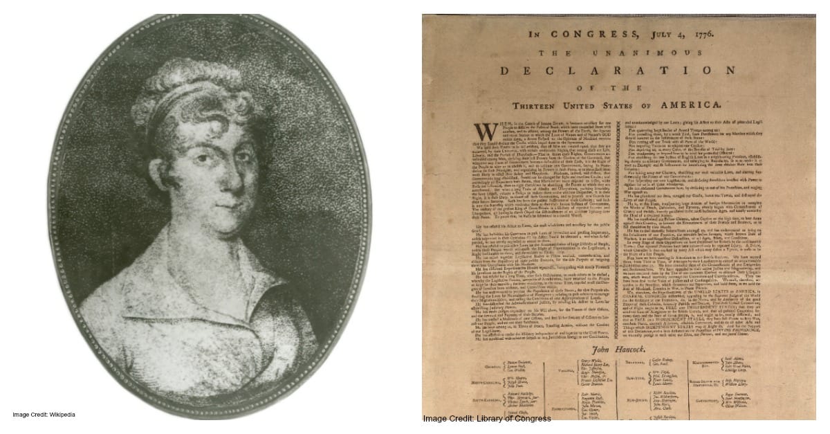 Mary Katharine Goddard's Is the Only Female Name on the Declaration of ...
