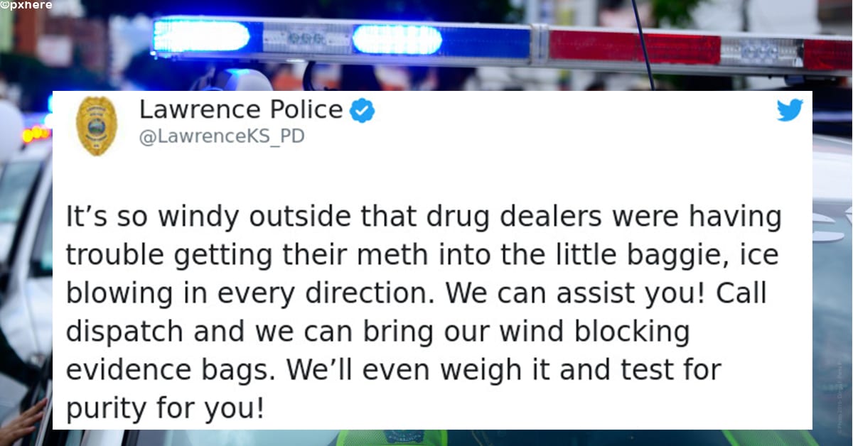 20 Hilarious Tweets from Kansas Police Departments