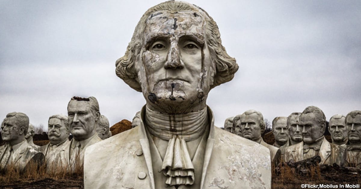 43 Giant U.S. Presidential Heads Are Sitting in a Field in Virginia