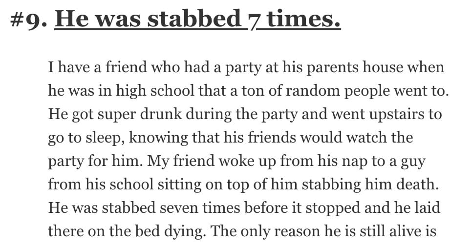 15 People Who Were Almost Murdered Share the Story of How They Survived