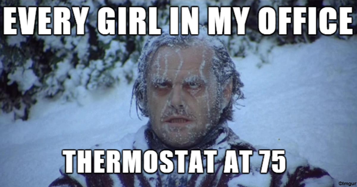 Study Says Women Who Complain About Their Cold Offices Are Right – But ... Study Says Women Who Complain About Their Cold Offices Are Right – But ...