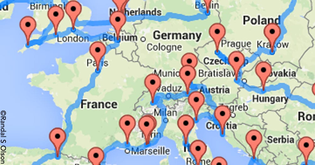 Data Scientist Maps the Ultimate European Road Trip