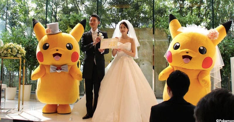 You Can Now Have an *Official* Pokemon Wedding in Japan