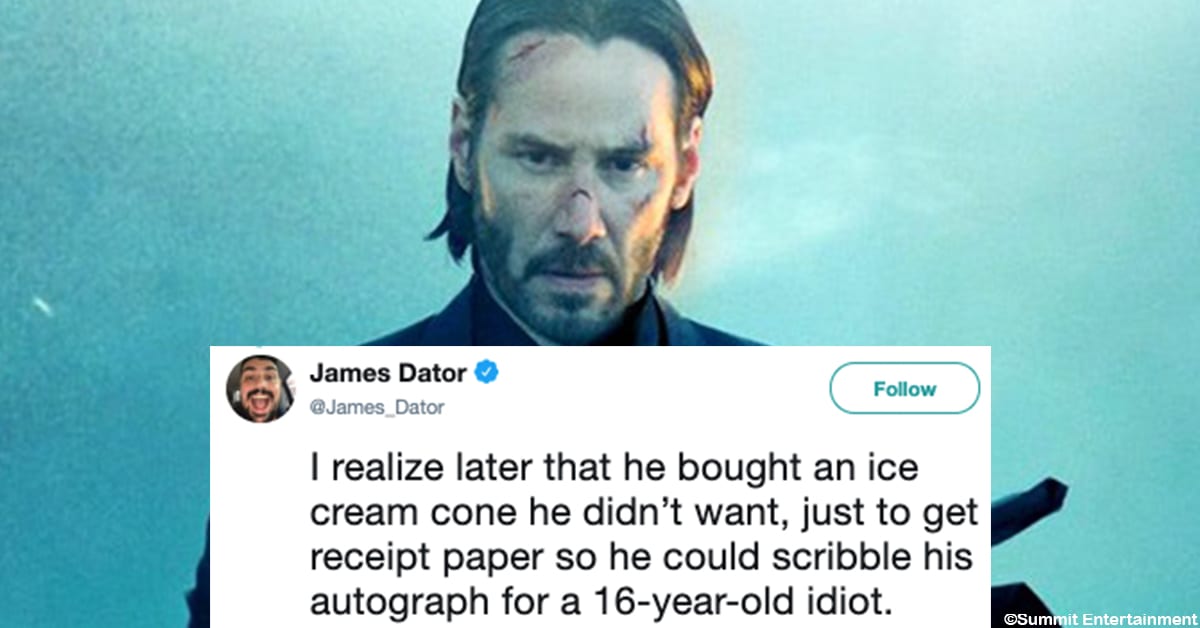 11 Stories About Keanu Reeves That Will Restore Your Faith in Humanity