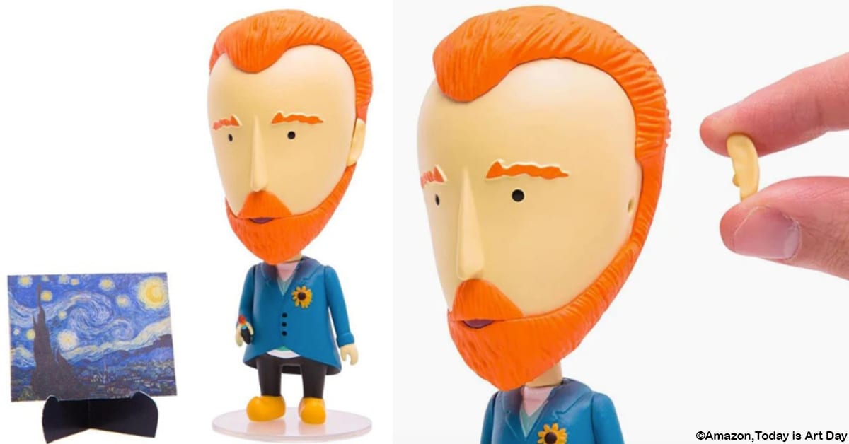 This Vincent Van Gogh Action Figure Comes with Removable Ears