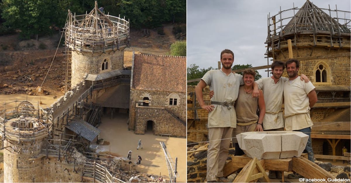 French Craftspeople Have Spent 20 Years Building a Castle with Medieval ...