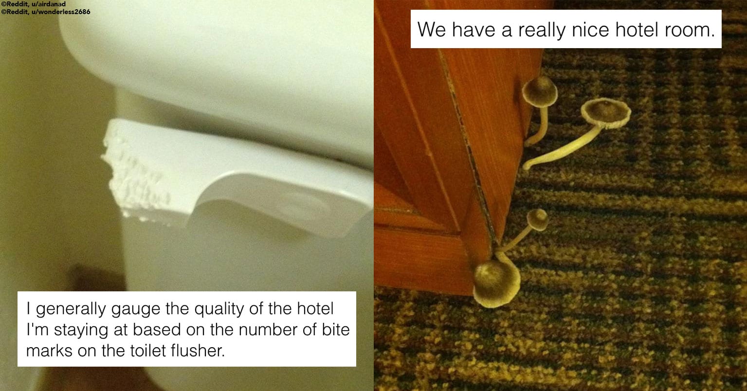 15 People Shared Photos of the Worst Hotels They've Ever Stayed at