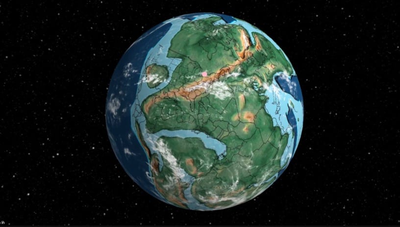 This Map Lets You Look up Your Address Across 750 Million Years of ...