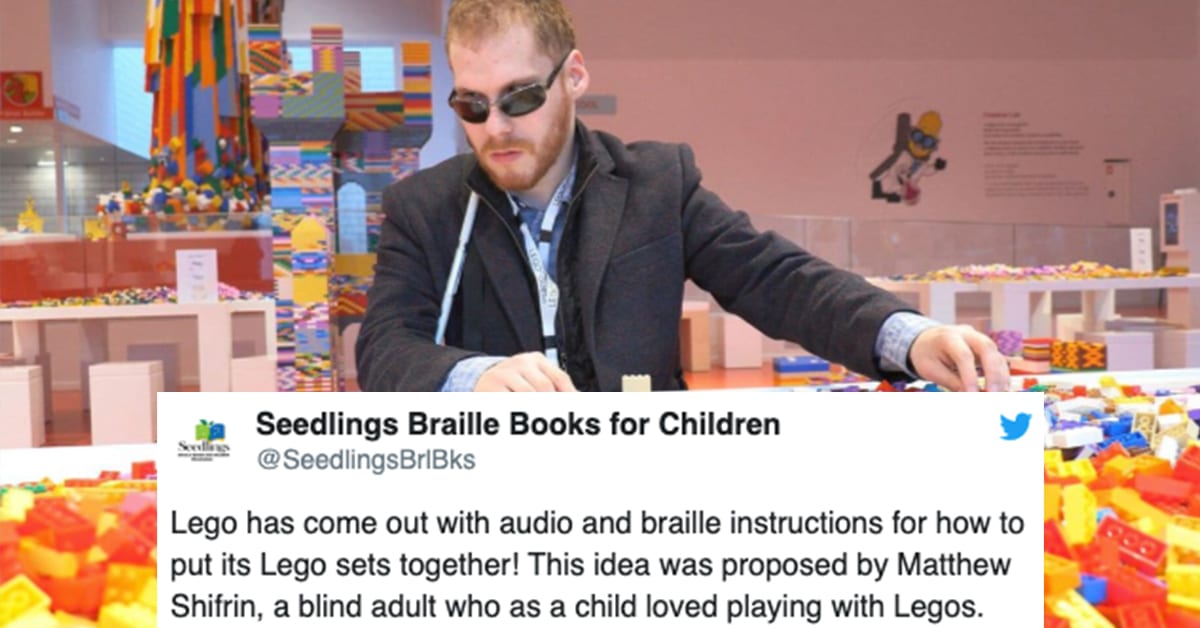 LEGO Launches a Feature to Help Make Sets Accessible to Blind Children