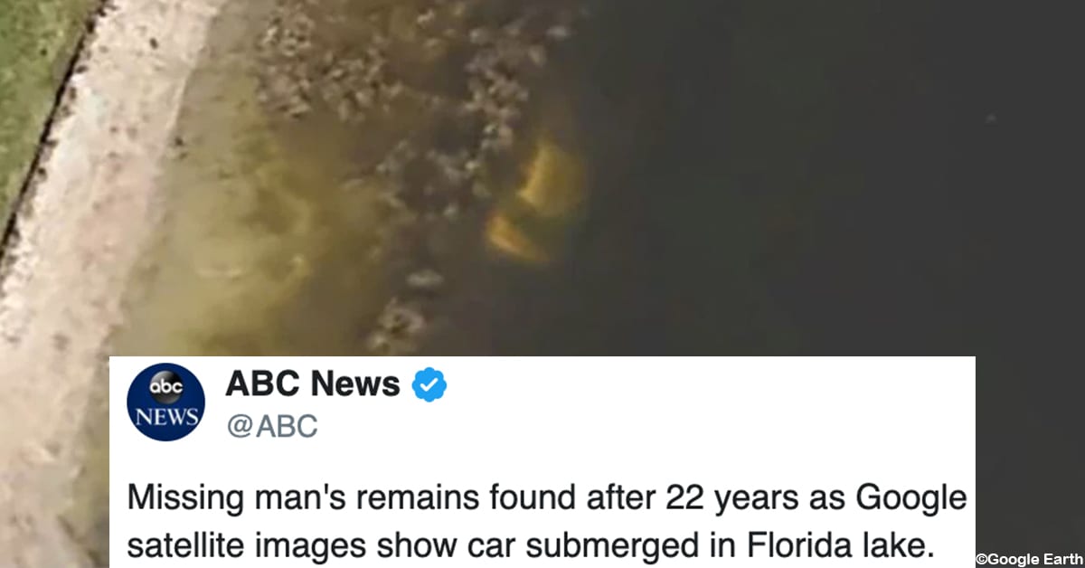 A Google Earth User Spotted a Car in a Florida Pond and Solved a Dark ...