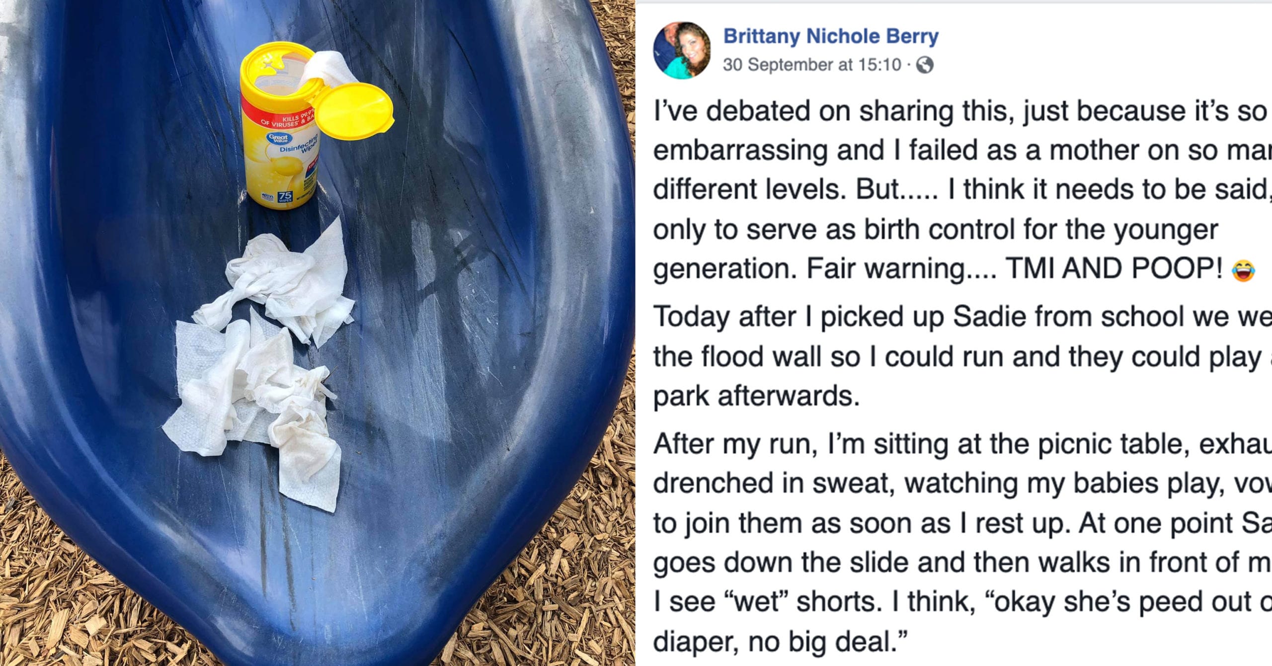 This Mom's Story About Poop on a Playground Slide Is the Best Birth Control