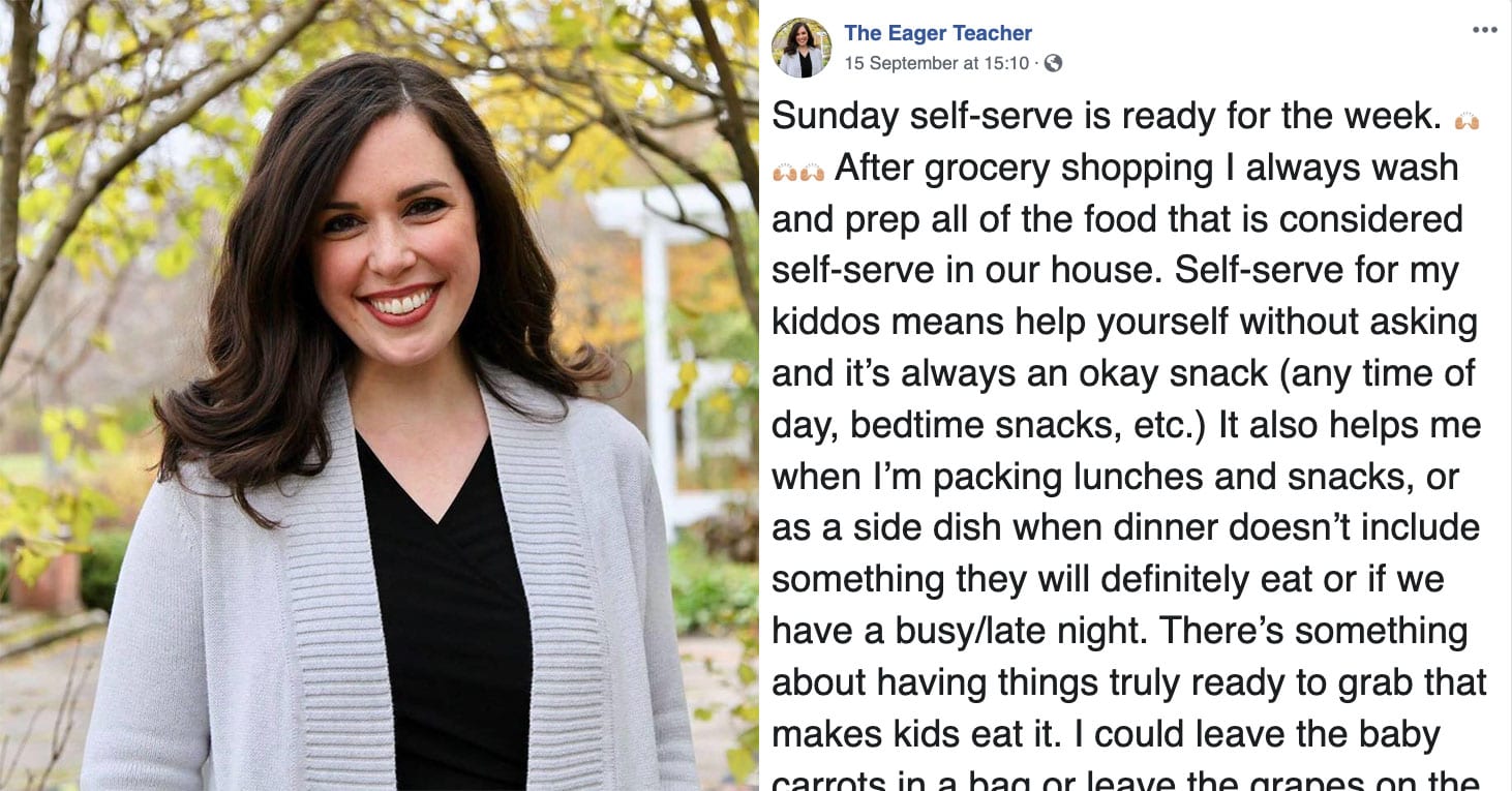 Mom's Easy Self-Serve Snack Shelf Idea Can Help Parents Everywhere