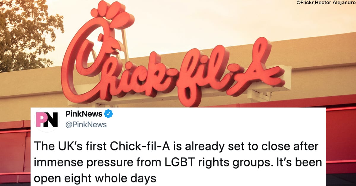 Chick Fil As First U K Restaurant Is Already Closing