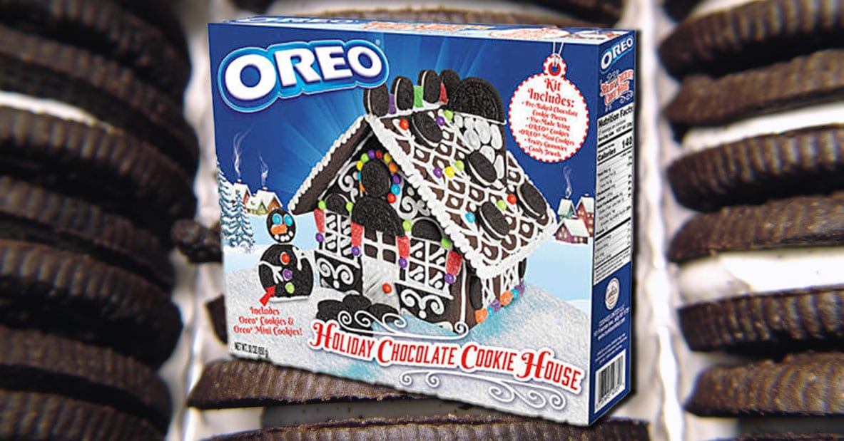 You Can Now Build a 'Gingerbread' House out of Oreo Cookie