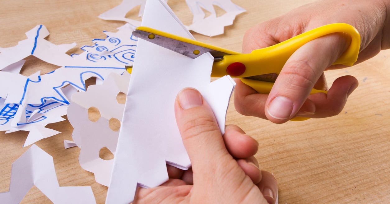 How to Cut Any Straight-Sided Shape out of Paper with a Single Cut