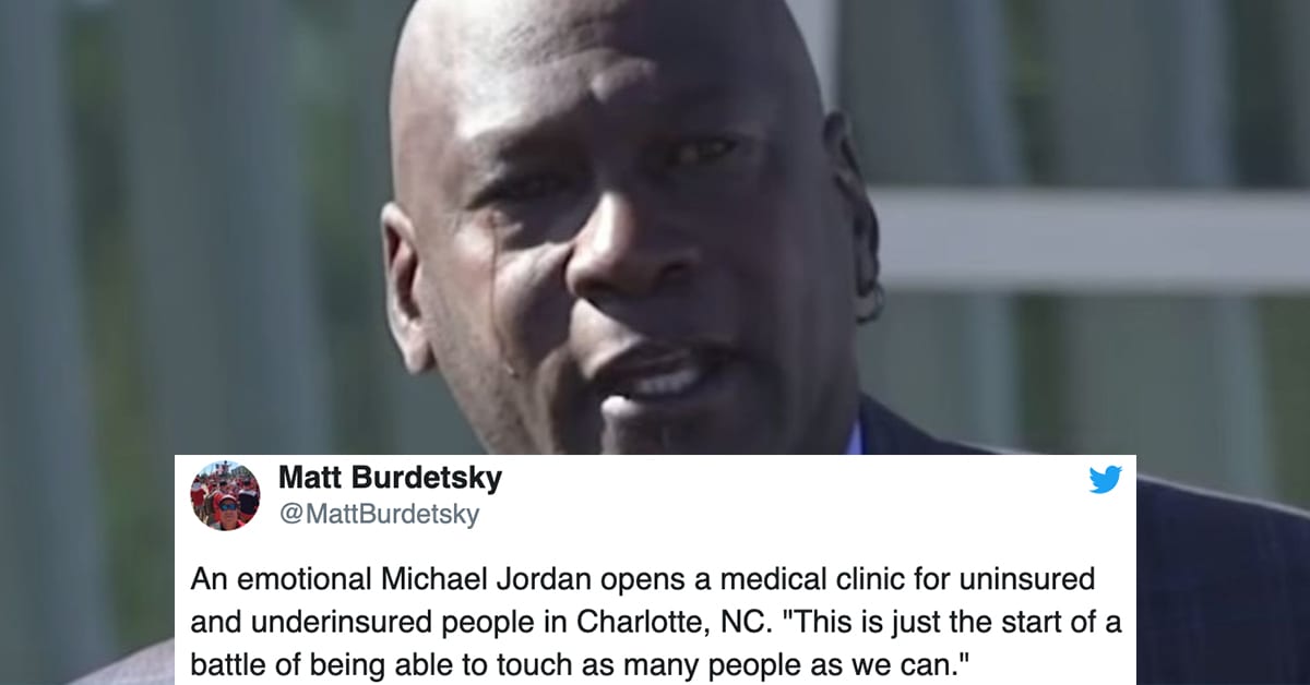 Michael Jordan Opens a Clinic for Patients with Little or No Health ...