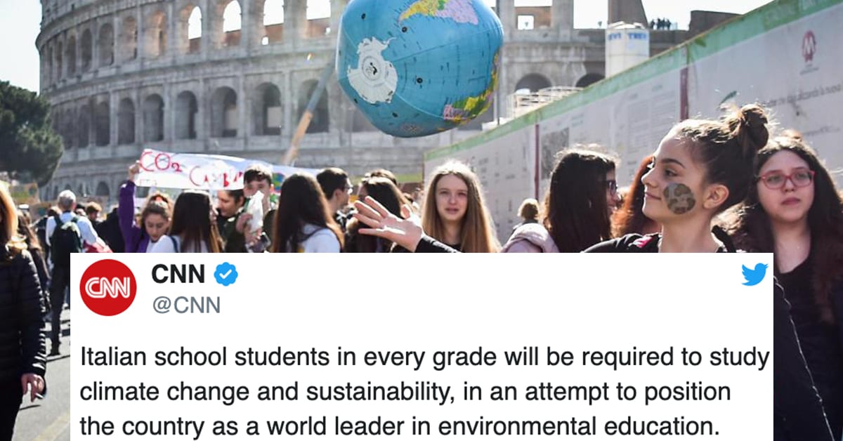 Italy Will Require That Children Learn About Climate Change in School ...