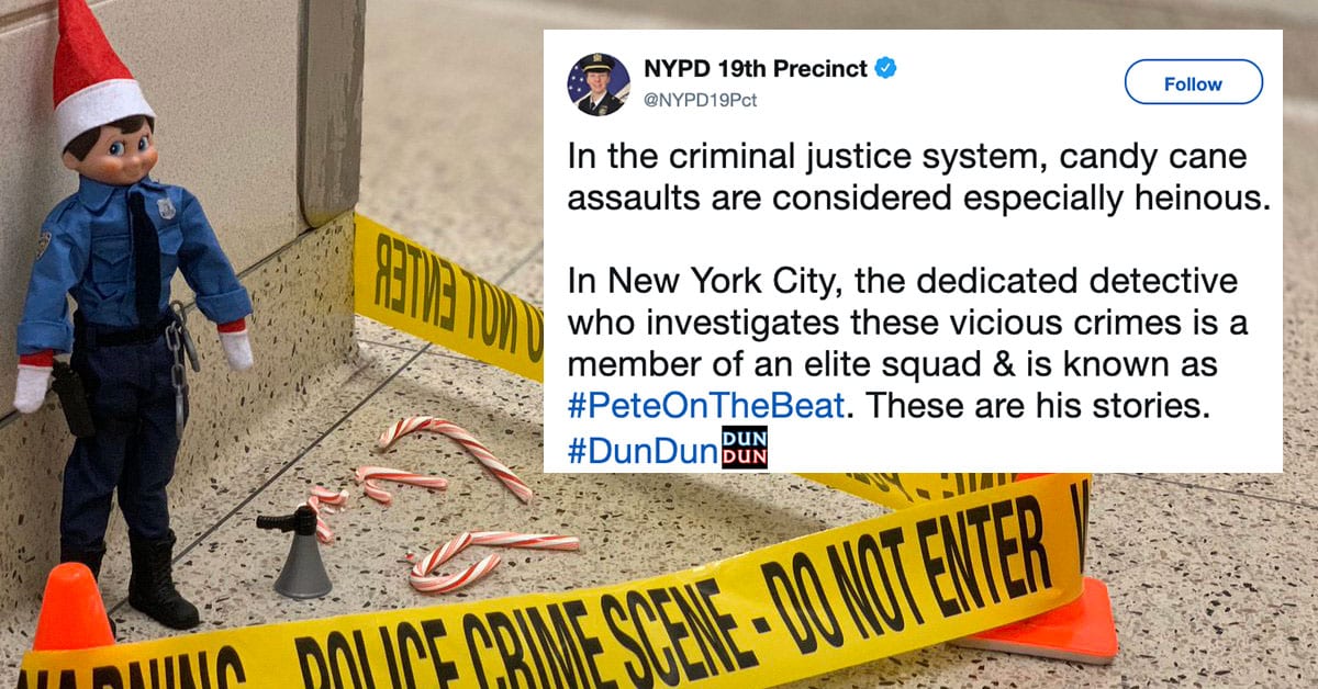 NYPD Puts Their 'Law And Order' Elf on the Shelf to Work, and Now He's ...