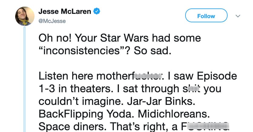This "Star Wars" Uber-Fan Has Had Enough of Your Complaints About the ...