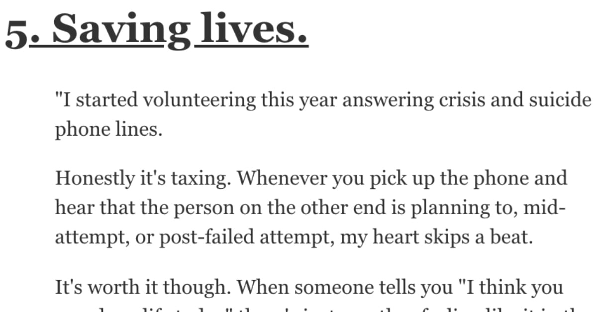 14 Suicide Hotline Operators Talk About What Life on the Job Is Like