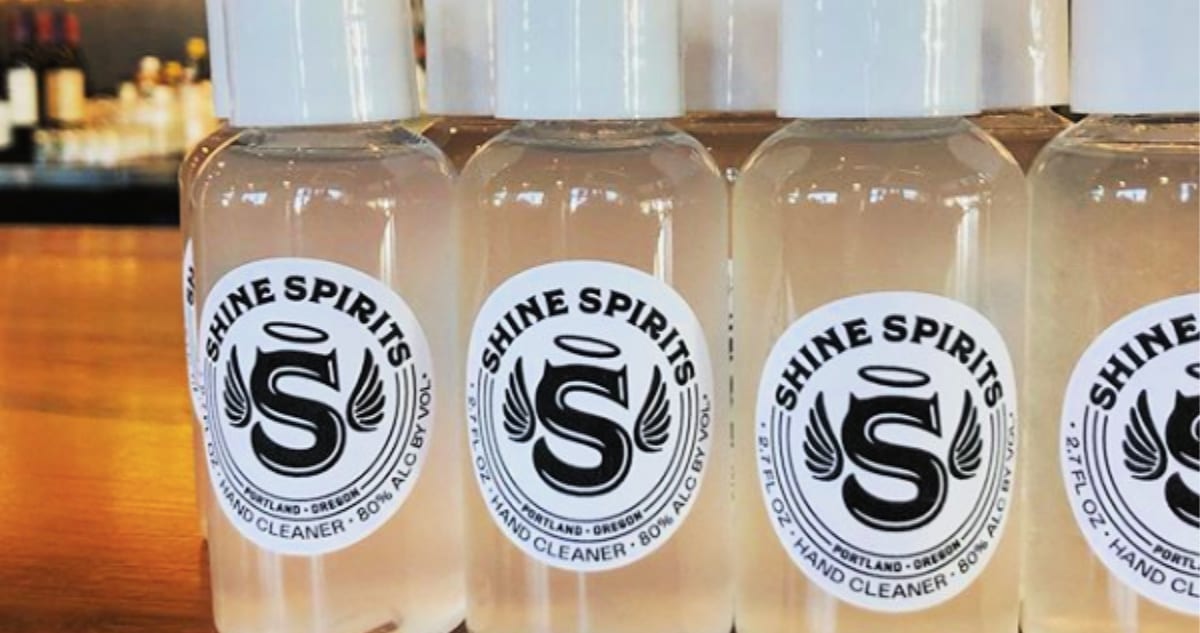Portland Distillery Turns Alcohol Waste Into Free Hand Sanitizer