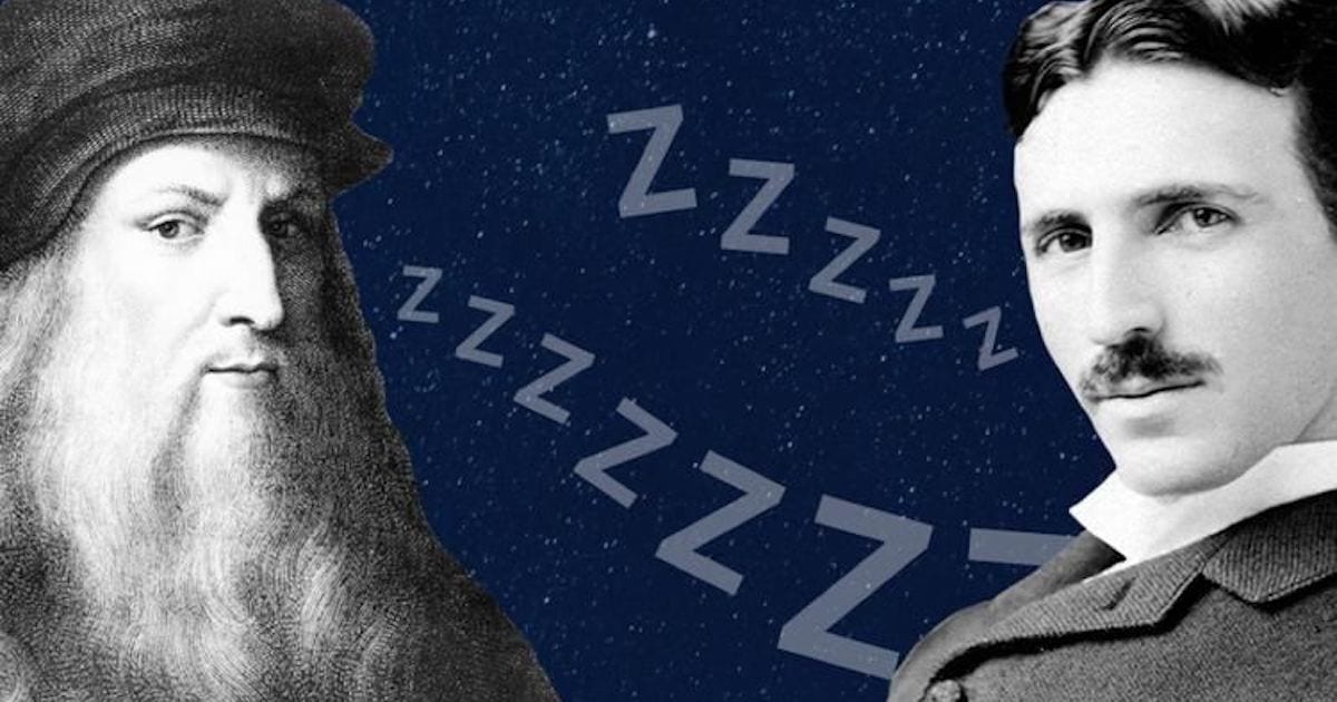 The Uberman Sleep Cycle Used By Tesla and Da Vinci