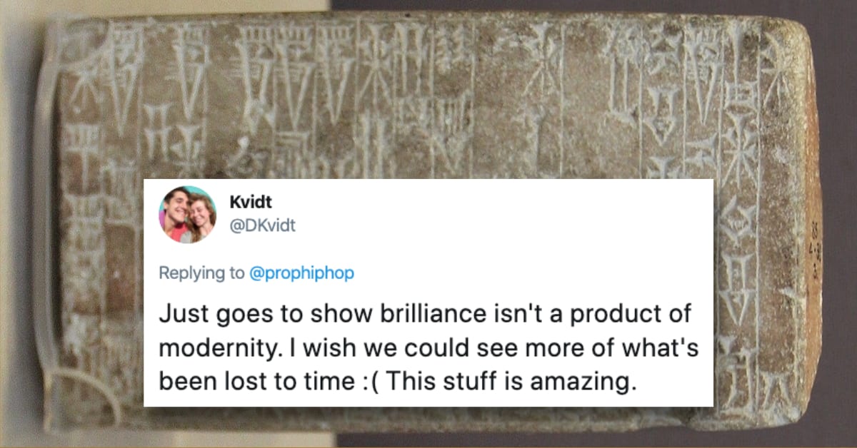 3,700-Year-Old Babylonian Stone Tablet Gets Translated, Changes History ...