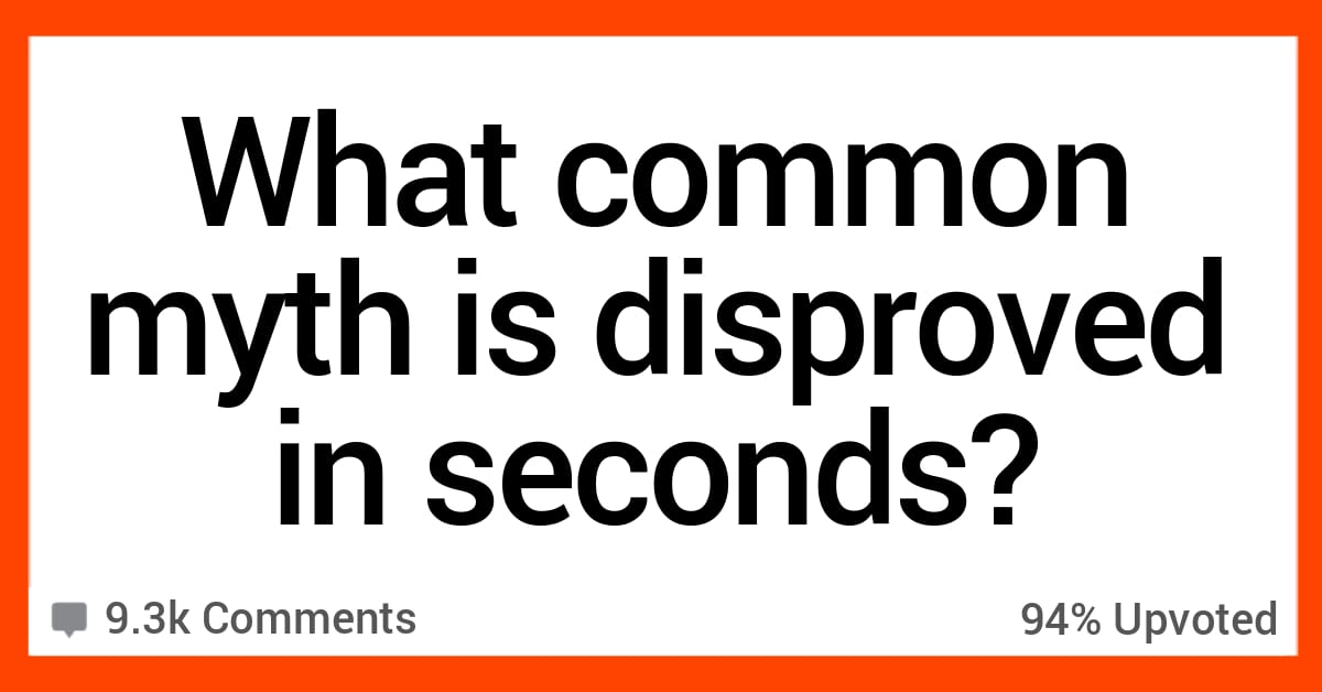 15 Common Misconceptions You Can Easily Disprove