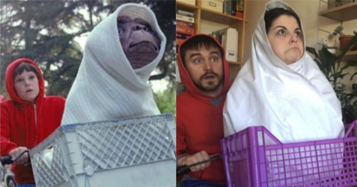 This Couple Decided To Recreate Famous Movies Scenes With Their Free ...