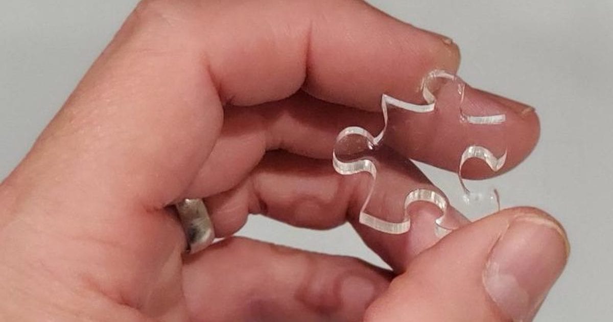 This Completely Clear Jigsaw Puzzle Will Really Test Your Patience