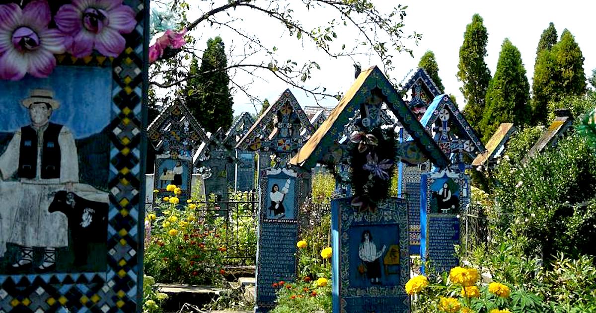 The Merry Cemetery Is a Colorful Resting Place for the Dead