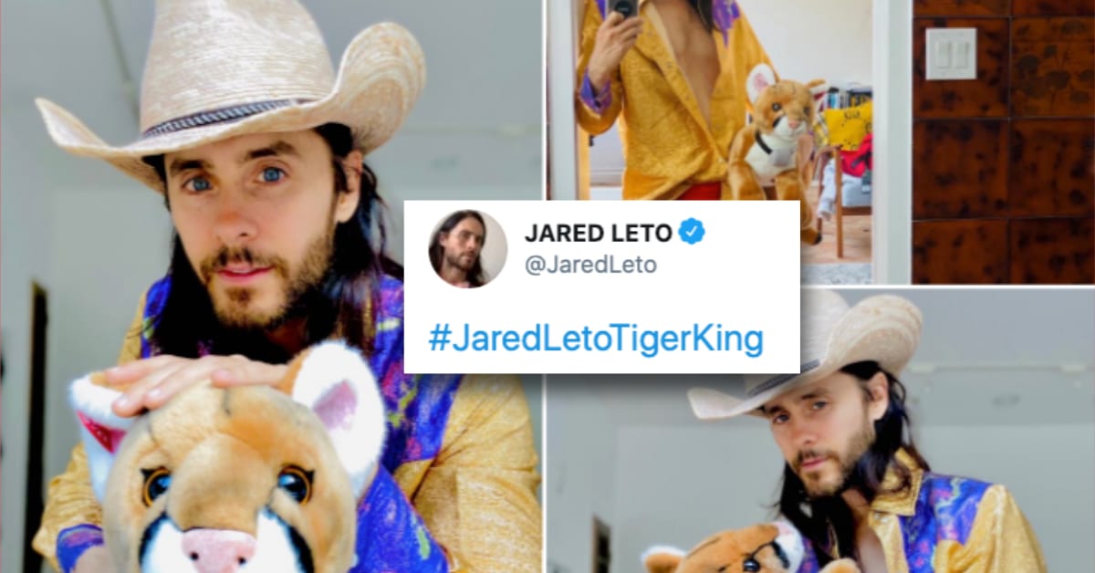 Jared Leto Dressed as Joe Exotic From 'Tiger King' and the Internet ...