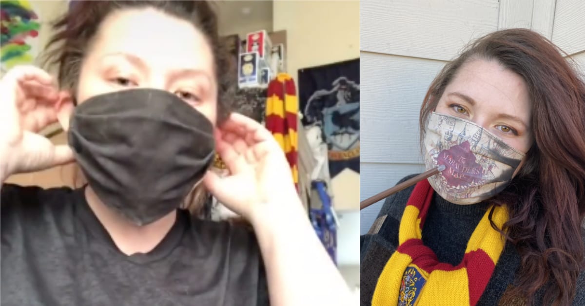 Genius 'Harry Potter' Face Mask Shows the Marauder's Map When You Breathe