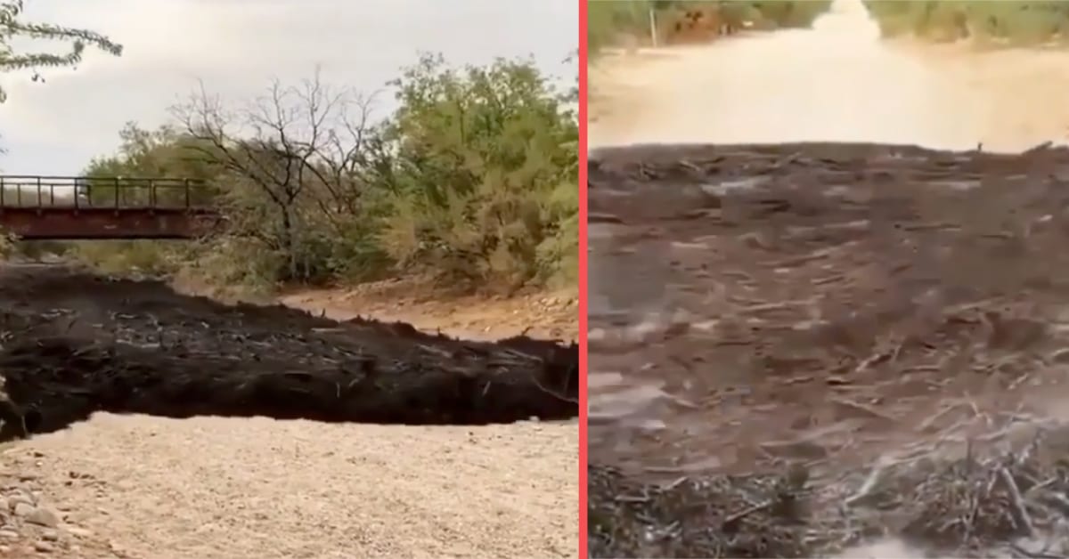 What Is This River of Black Sludge Oozing Through Arizona?