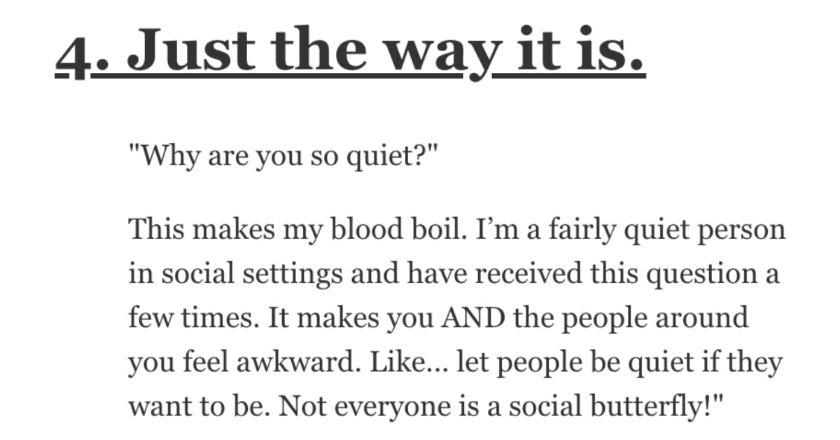 People Discuss the Most Uncomfortable Questions You Can Ask Someone