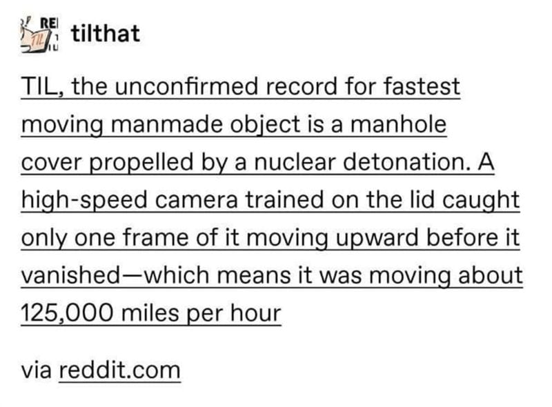 The (Possibly) True Story of the Fastest Moving Manmade Object Ever ...