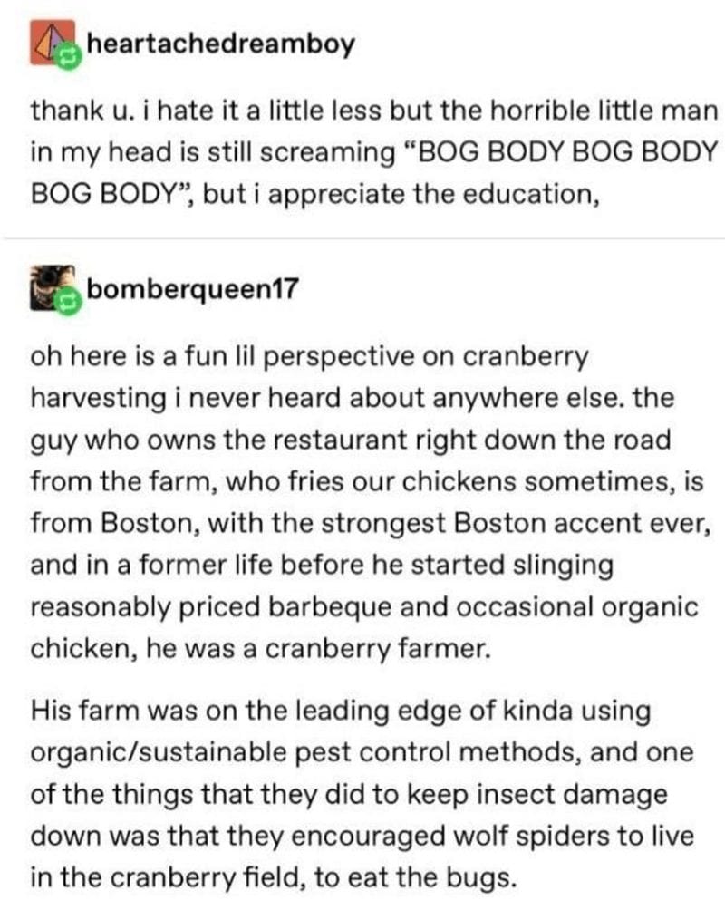 If You Work in the Cranberry Bogs, You Better Be Okay With the Wolf ...