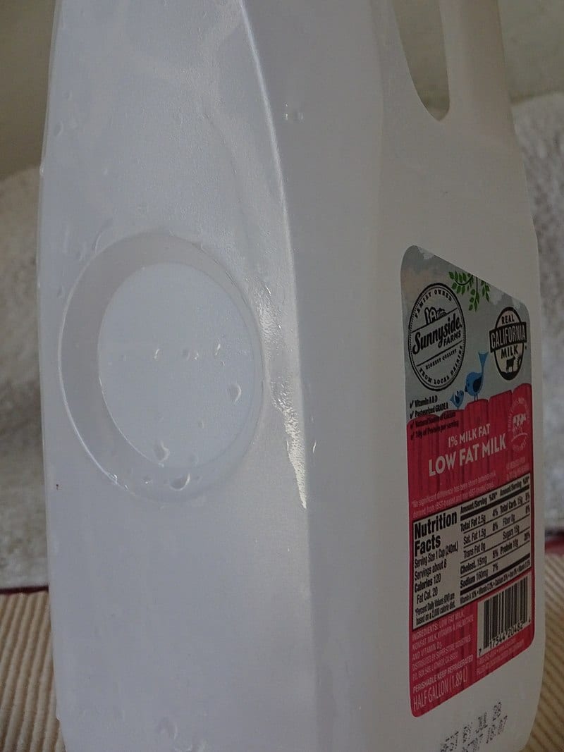 Here's Why Milk Jugs Have Those Inverted Circles
