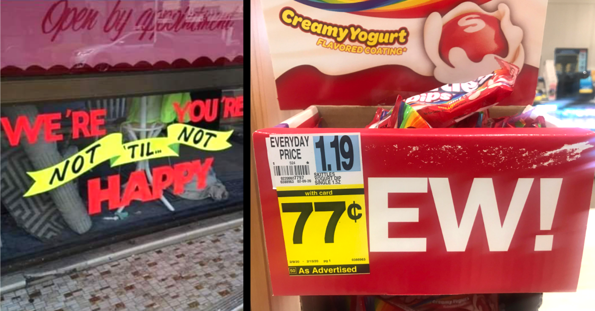 13 of the Internet's Most Cringeworthy Design Fails